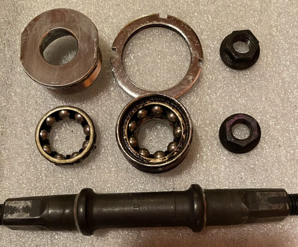 Square Taper Open Bearing Bottom Bracket – 3S H-12 B, 1980s (Used ...