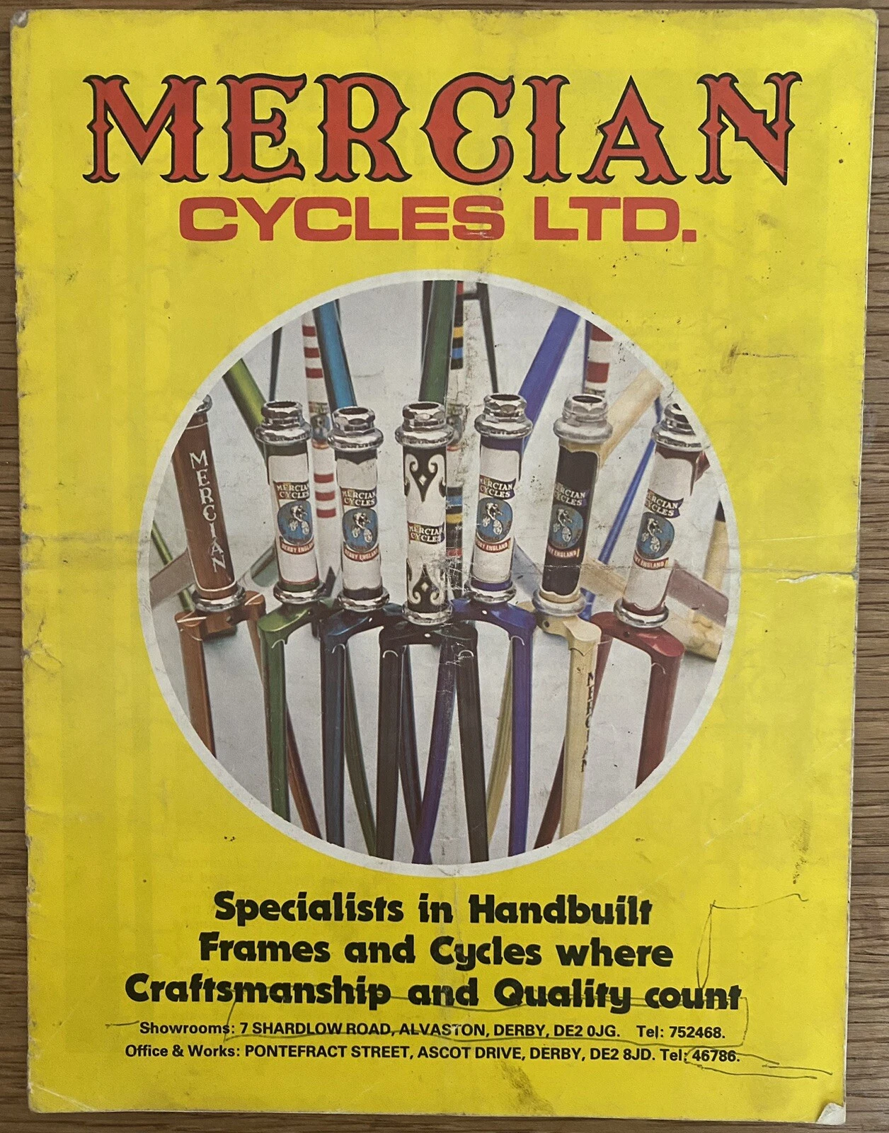 Mercian Cycles Brochure 1984 – Original Vintage Catalogue (Posted to ...