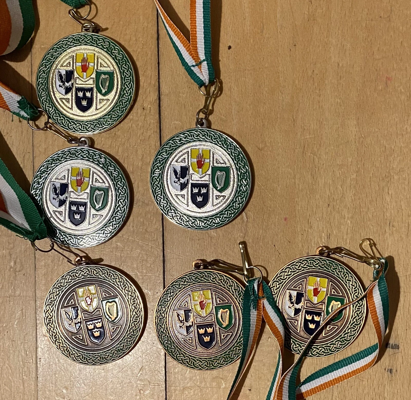 Irish National Track Medals 2010 – Gold, Silver & Bronze Set - Simply ...